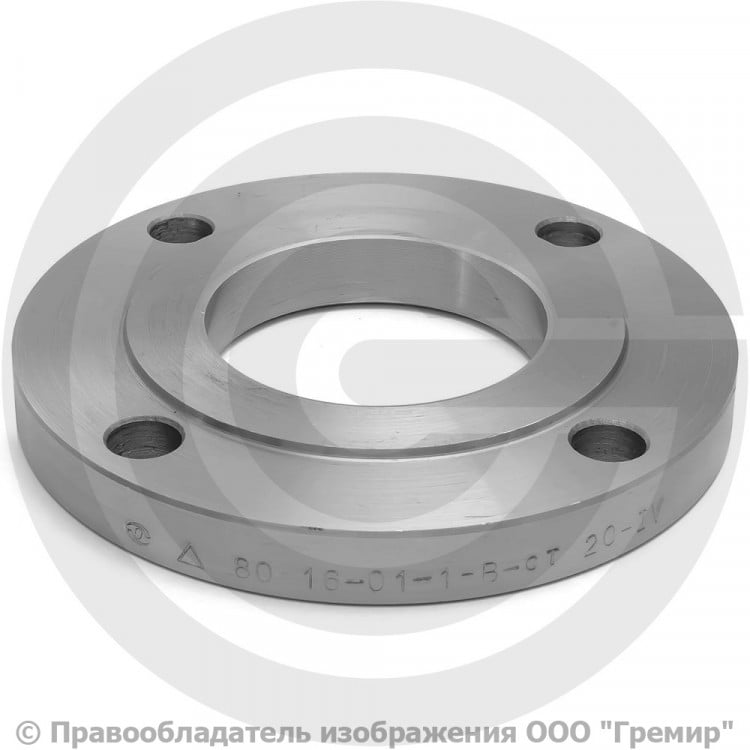 Фланец плоский стальной 1-80-16 ГОСТ 12820-80 Ру-16 Ду-80 купить в ...